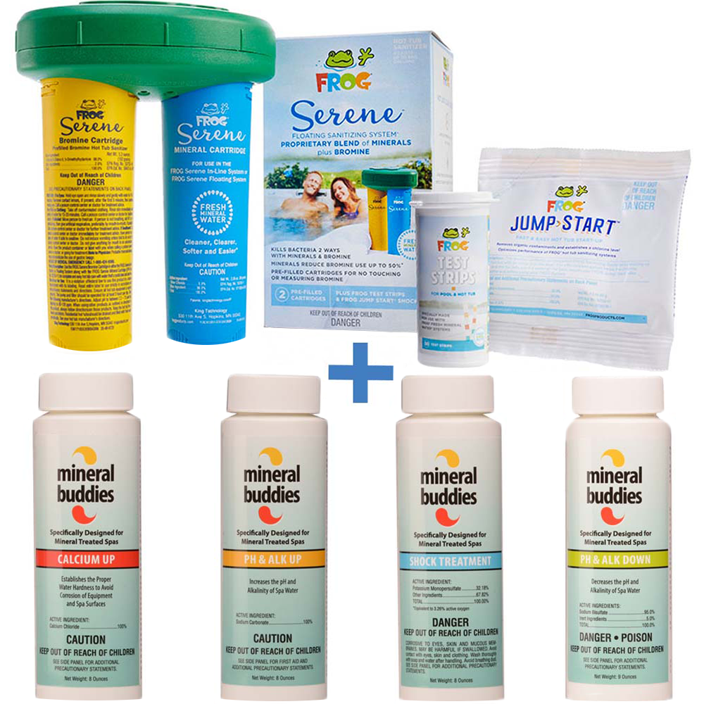 Mineral Buddies® Spa Care FROG® Serene™ Floating System Hot Tub Water ...